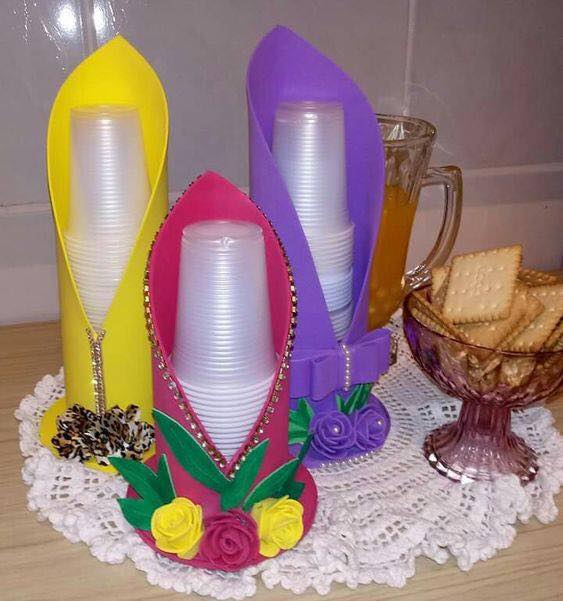 Tutorial para aprender cómo hacer un útil porta vasos de foami ...