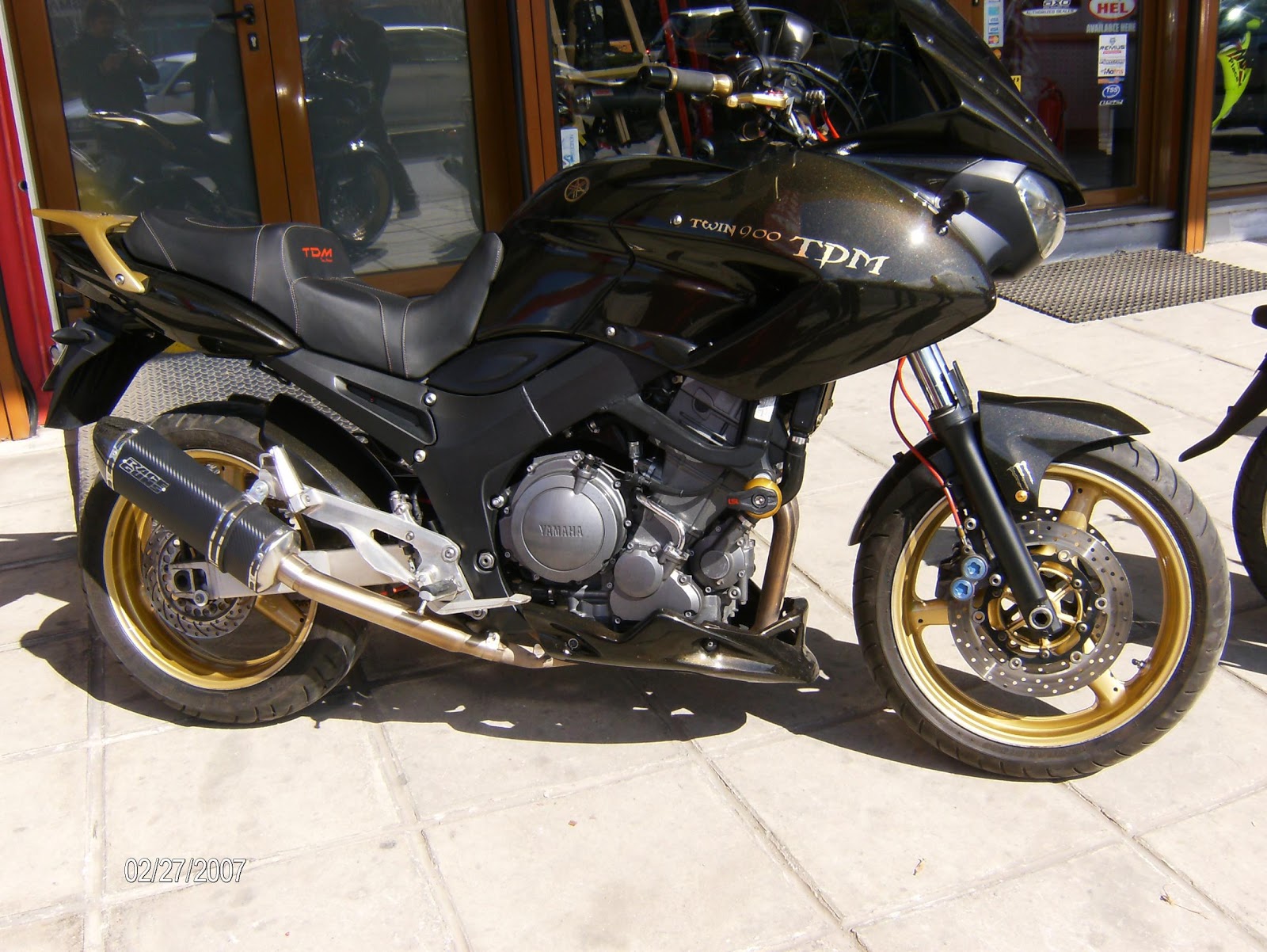 T.T.Design: YAMAHA TDM 900 ΒΑΦΗ ΤΡΟΧΩΝ