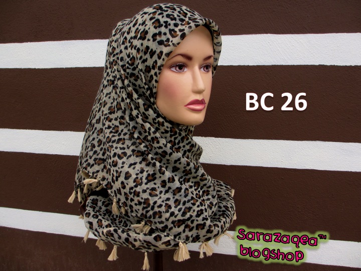 Sarazaqea: TUDUNG BAWAL BERCORAK dan TUDUNG BAWAL CHANEL