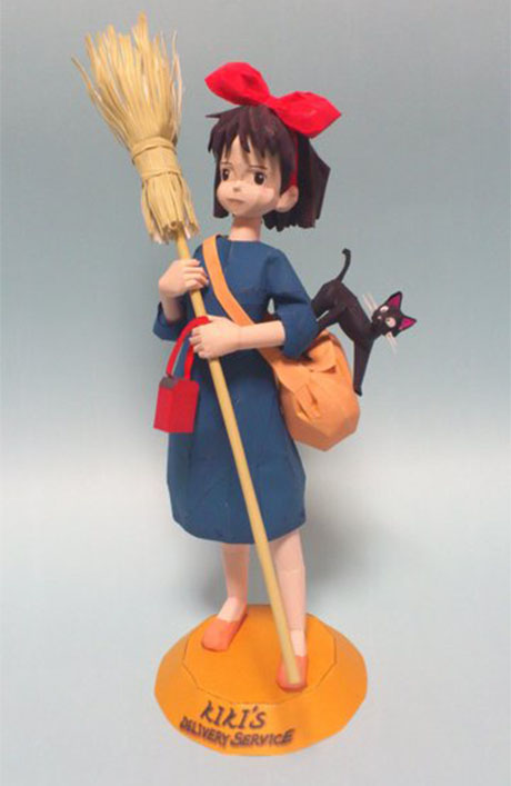 Kiki's Delivery Service: Kiki and Jiji Paper Model | Paperized Crafts