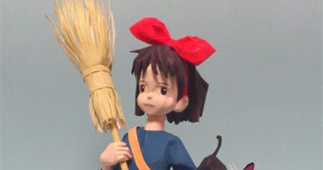 Kiki's Delivery Service: Kiki and Jiji Paper Model | Paperized Crafts