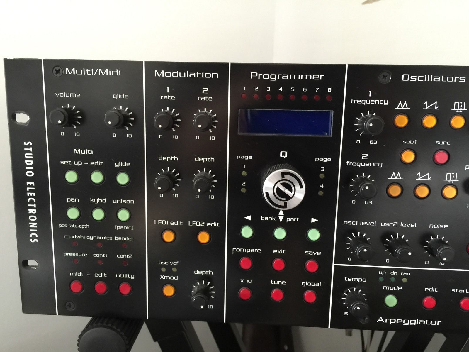 MATRIXSYNTH: 4 Voice Studio Electronics Omega-8 Poly Synthesizer SN 1316