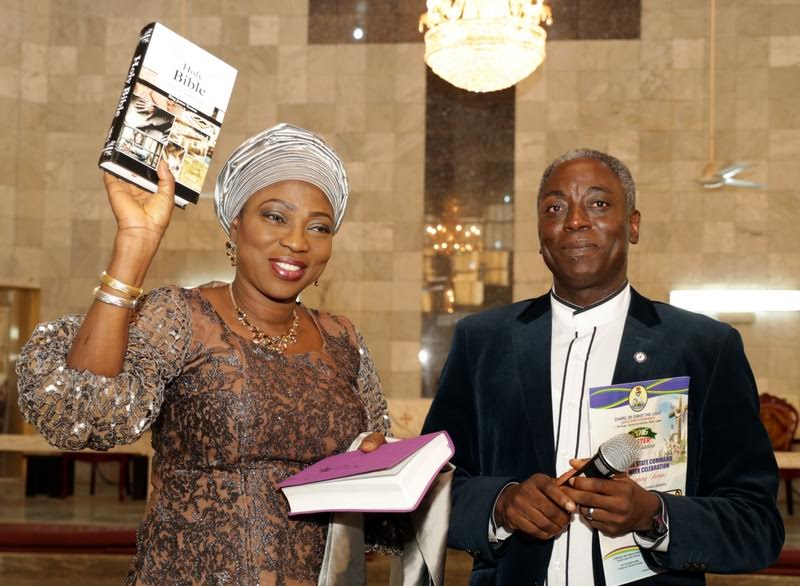 Photos: Wife of Lagos state Giv.Mrs Bolanle Ambode at Easter ...