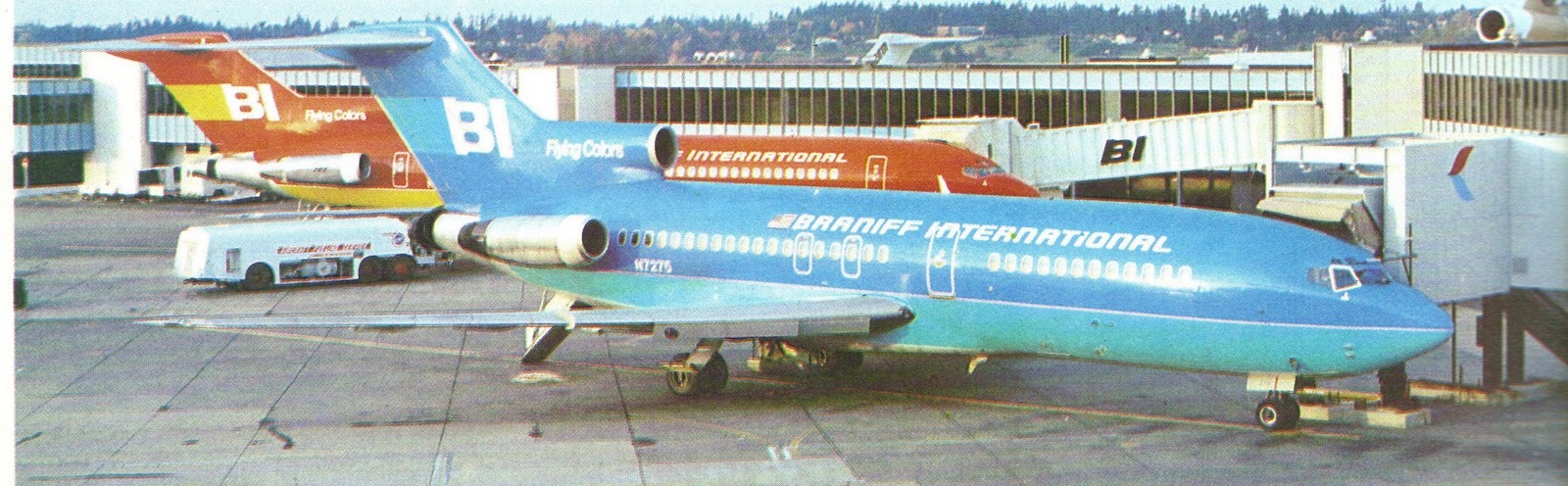 Airlines Past & Present: Braniff International Airways Aircraft, Route ...