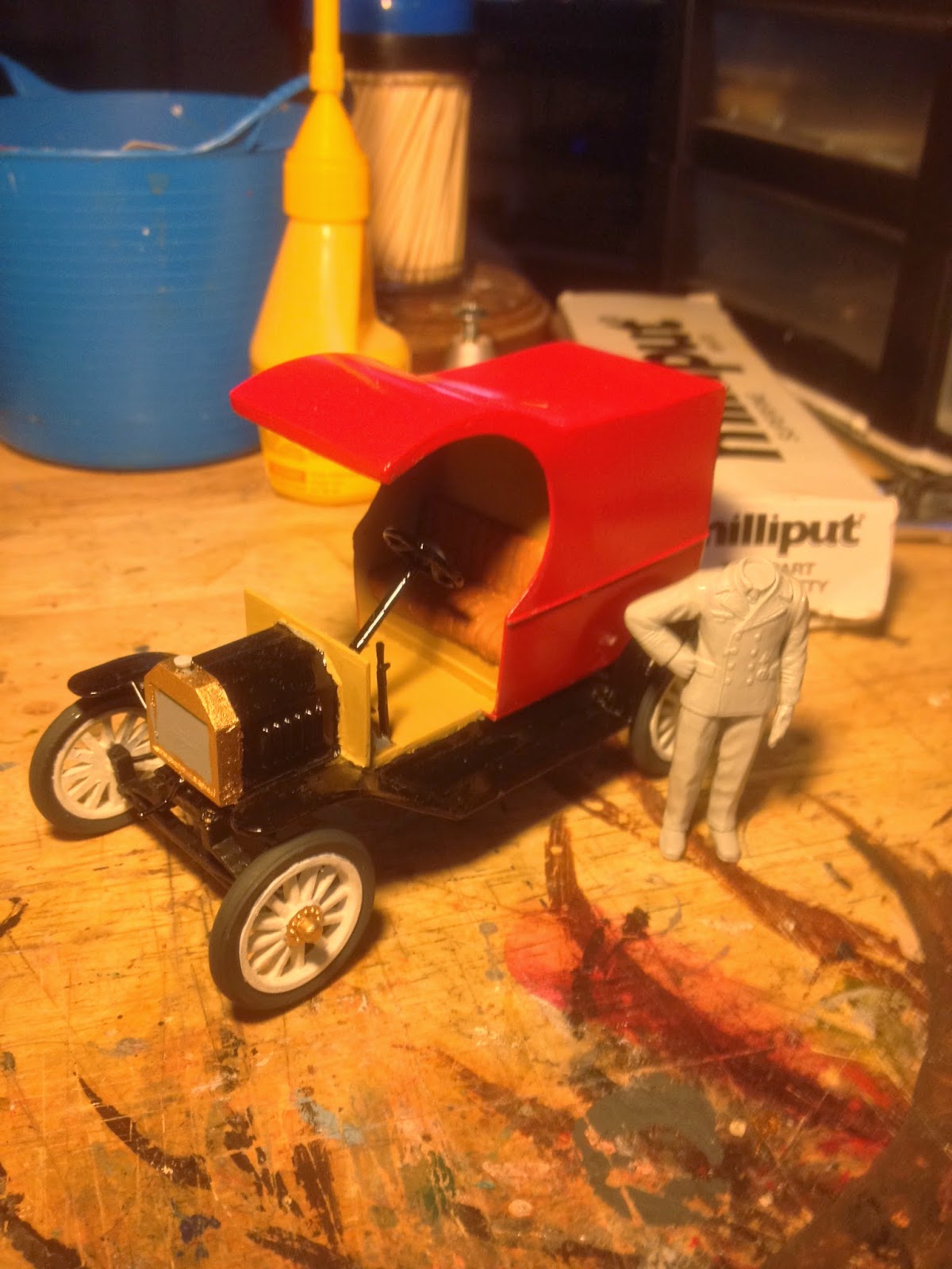 Scale Model Workbench: Ford model T conversion