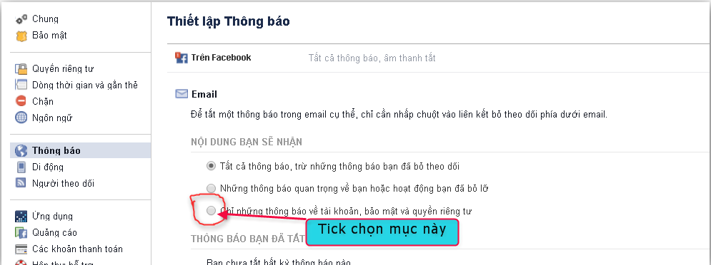 Cách chặn, không nhận mail từ Facebook đến Gmail và Yahoomail - Chia sẻ ...