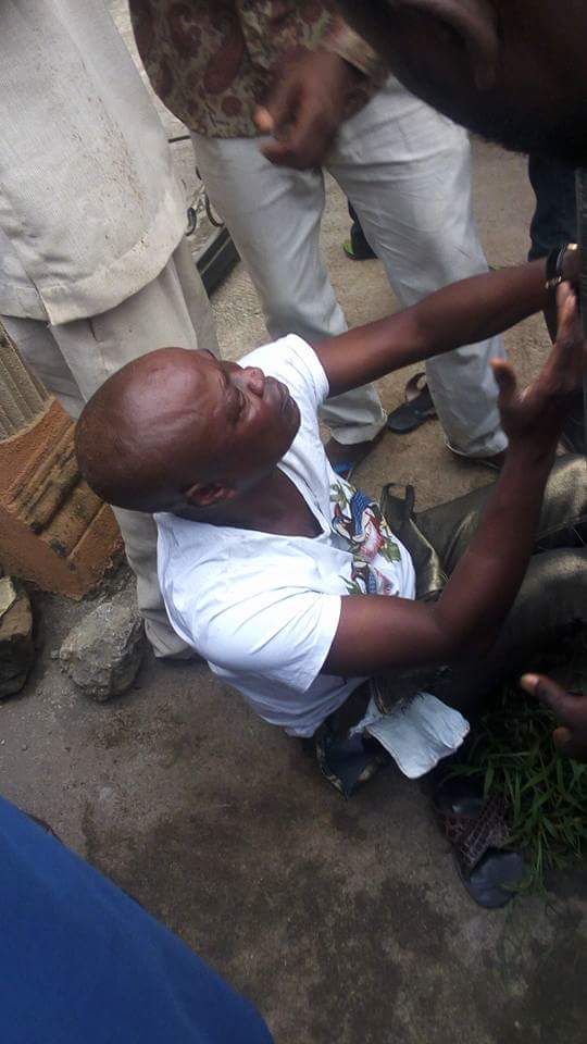 Photos: Suspected female robber and her male accomplices nabbed, beaten ...