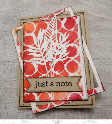 A Creative Journey: Just a Note Card
