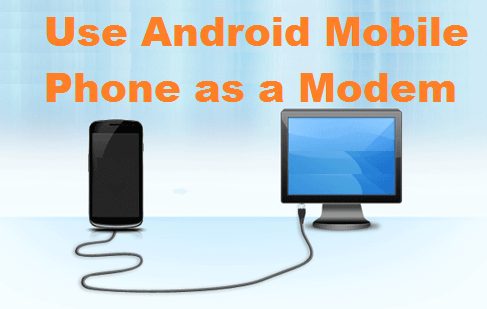 Use Smartphone as a Wireless Modem using Bluetooth | Education and ...