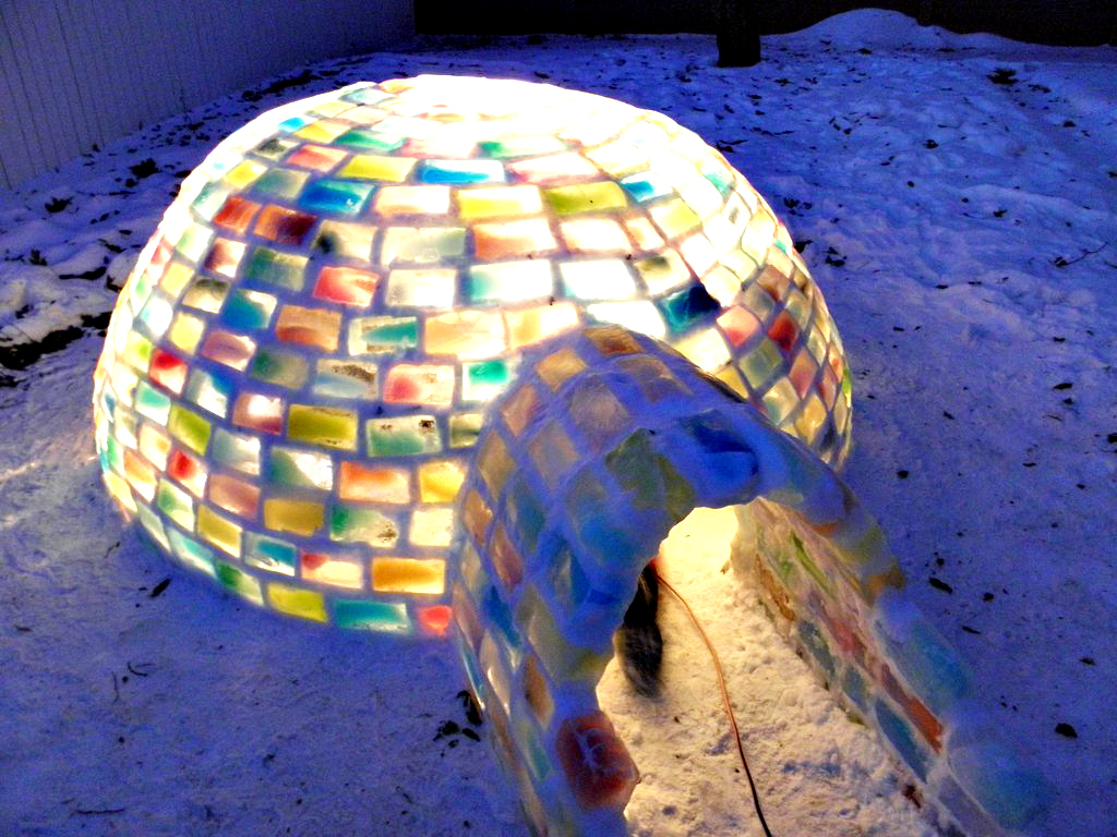 Colored Ice Igloo - Lloyd's Blog