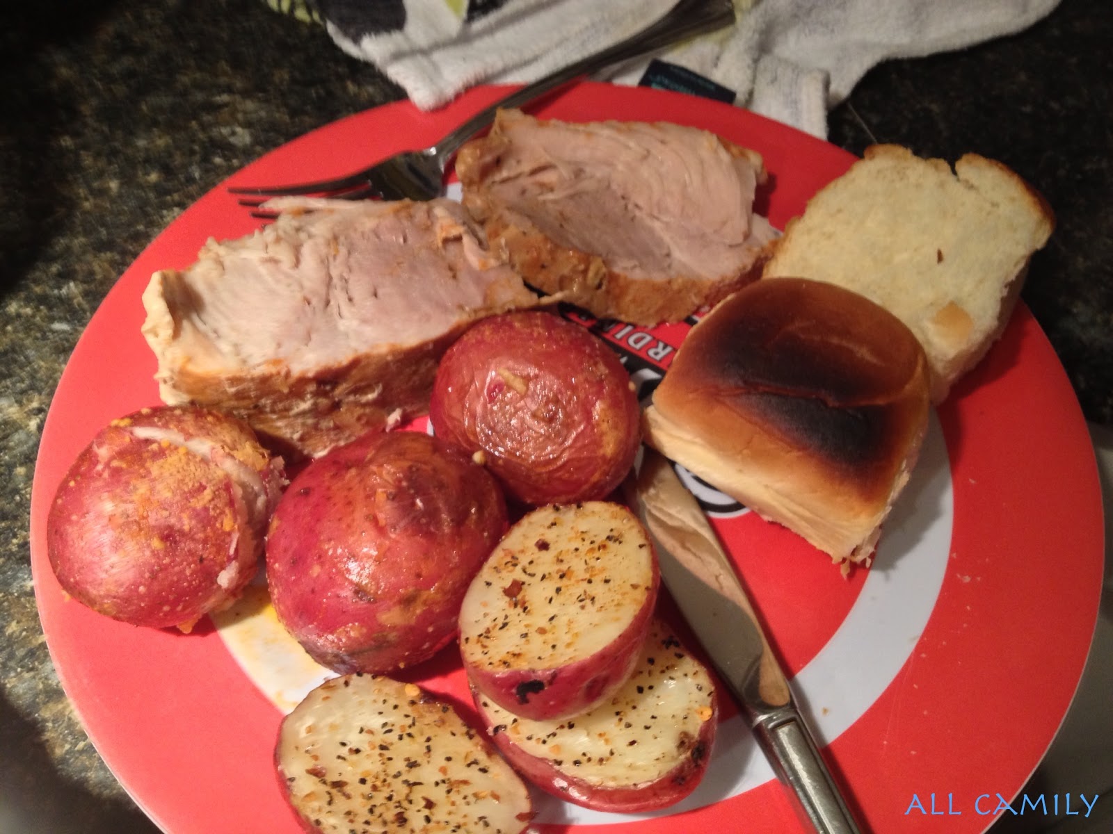 All Camili: Aunt Mid's Zesty Roasted Red Skins & Garlicky Baby Reds Recipe