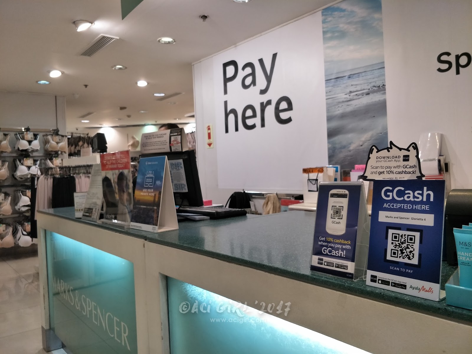 GCash Scan To Pay for a Cashless Shopping at Ayala Malls | Aci Girl