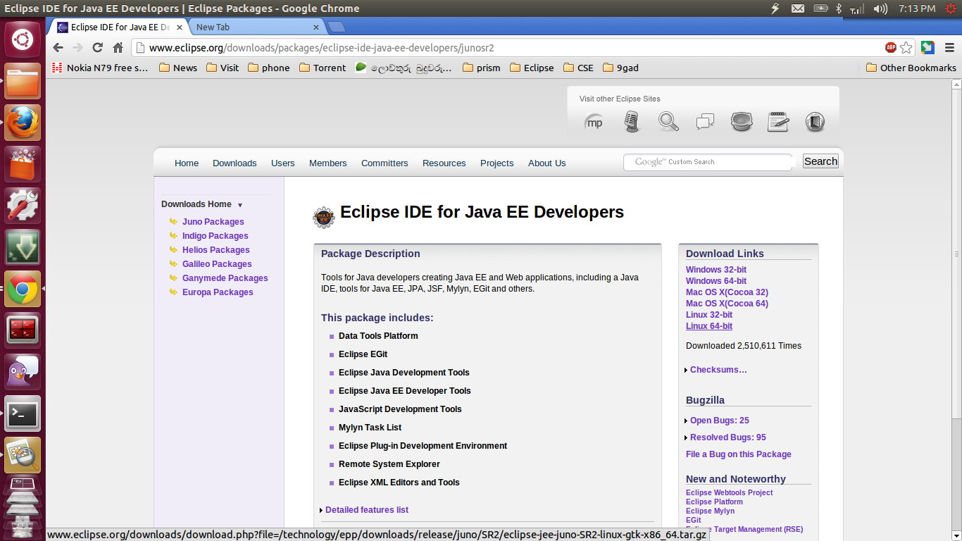 The Intersect Install Eclipsejava And Setting Variables In Ubuntu
