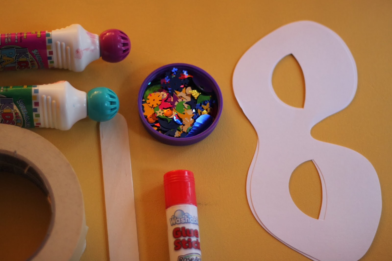 Green Owl Art: New Year's Eve Party Masks