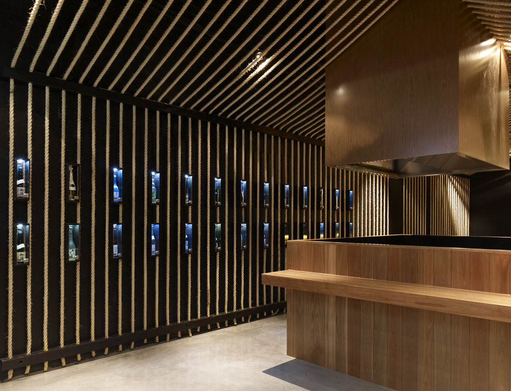 Best Restaurant Interior Design Ideas: Grill & Sake bar, Australia (+plan)