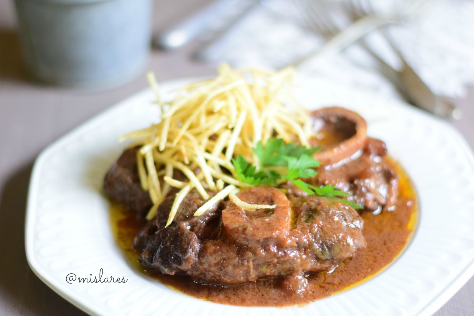 Osobuco de ternera - Cocinando en Mislares