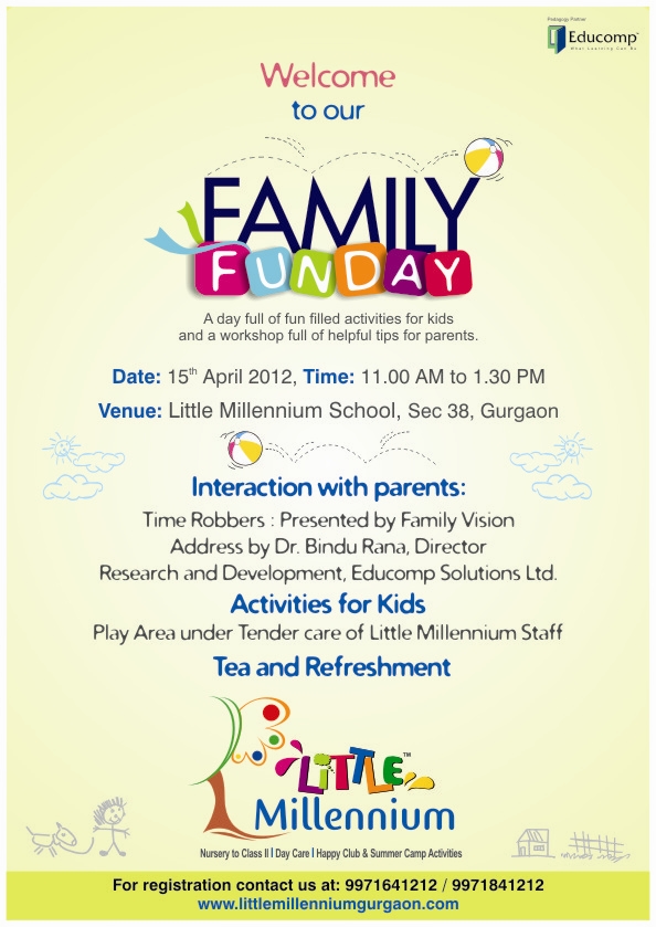 Pre school education – The development of child!: Family Fun Day at ...