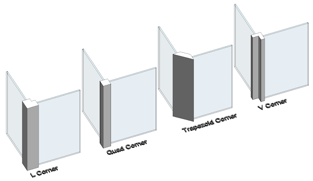 Revit Recess: Curtain Wall Mullion Types