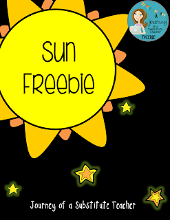 Freebie Page - Journey of a Substitute Teacher