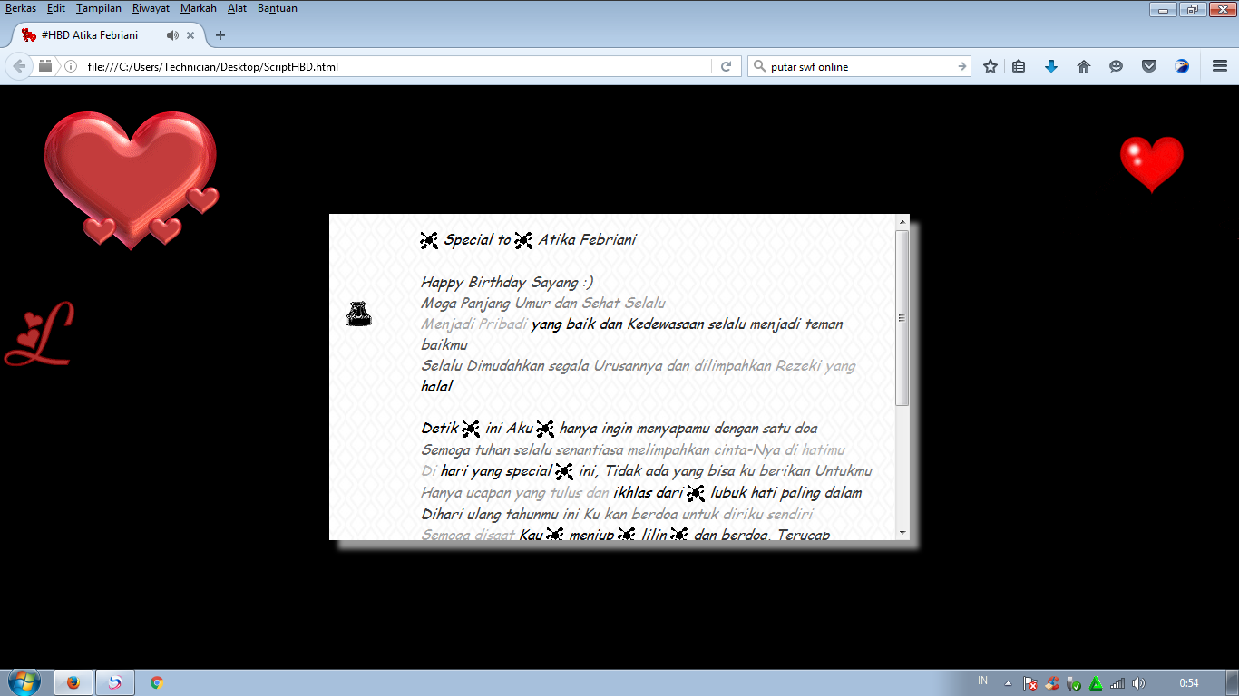 Free Download Script Romantis buat Pacar | Blog Tertunda