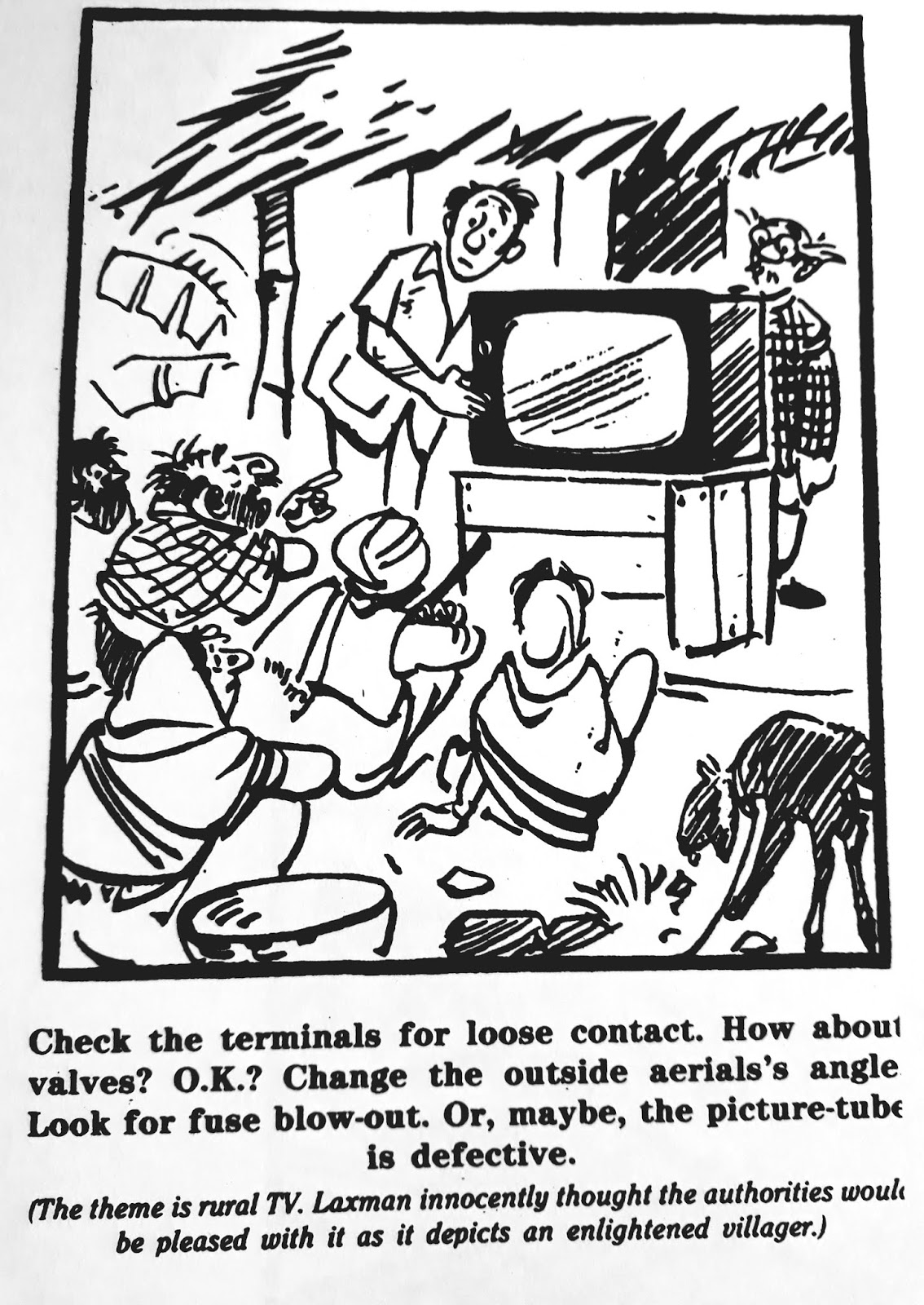 R.K. Laxman's Cartoons: Cartoons - During & After Emergency