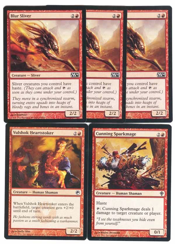 Magic the Gathering Adventures: Summer Road Trips Cube: Red Creatures