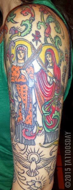 Medieval Manuscript Tattoo
