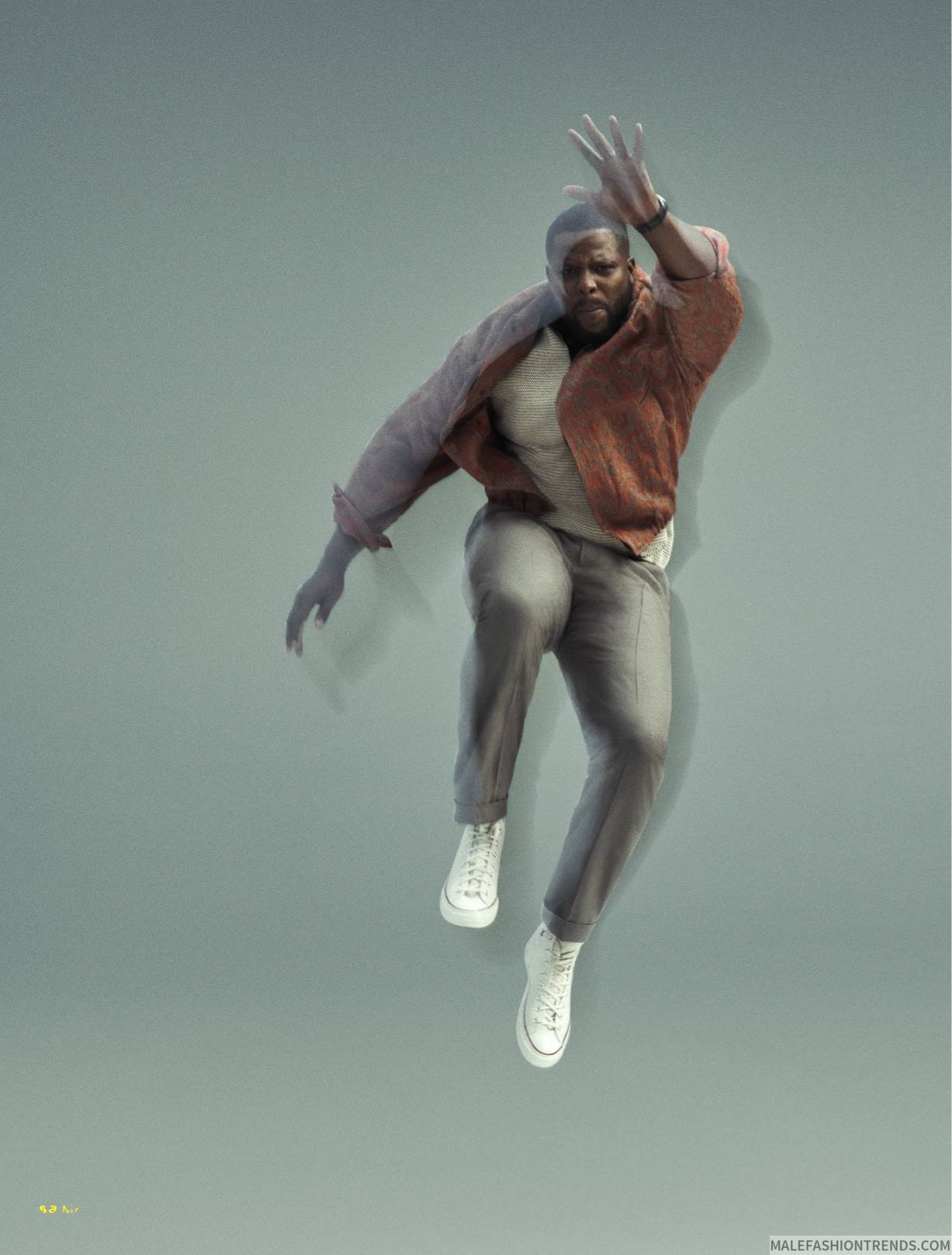 Winston Duke se enfunda en el perfecto layering de primavera para ...