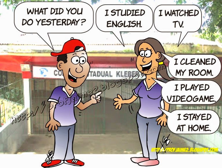 Falando sobre o passado (Past Simple) em inglês.