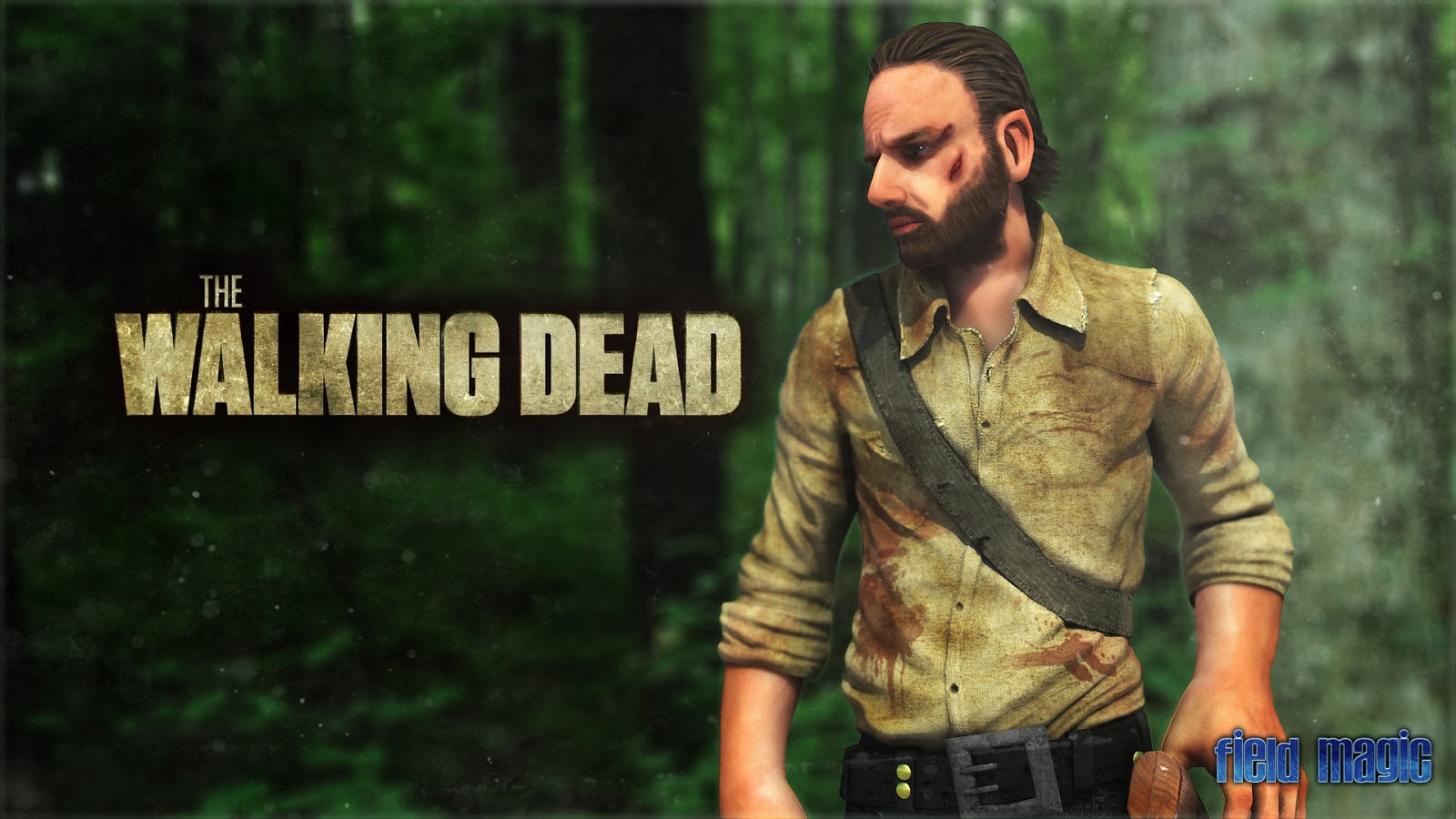 Field Magic: Rick Grimes Render
