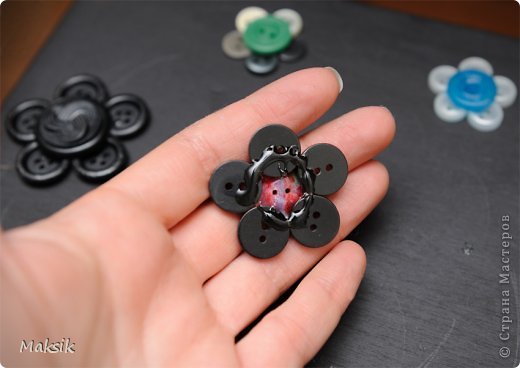 Técnica fácil para decorar cajas con botones y plantillas ~ lodijoella