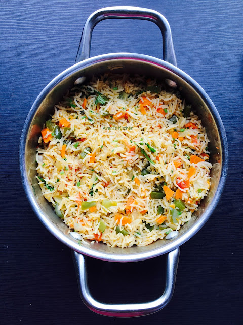 Avani's Kitchen: Kolhapuri rice