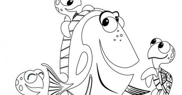 Buscando a Dory dibujo para colorear - Es Para Colorear