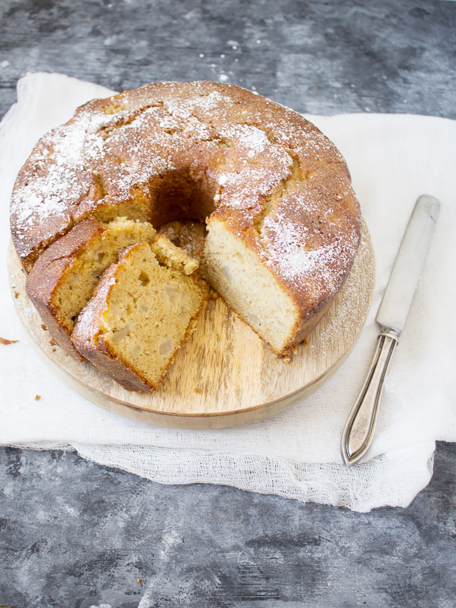 anise-scented pear cake - A Bit Wholesomely