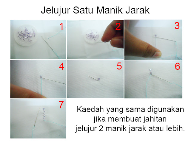 Seni Sulam Manik dan Labuci: Jelujur Satu Manik Jarak