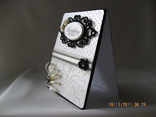 Ligaya's Creativity Zone: Back To The Basics - Another Black and White Card