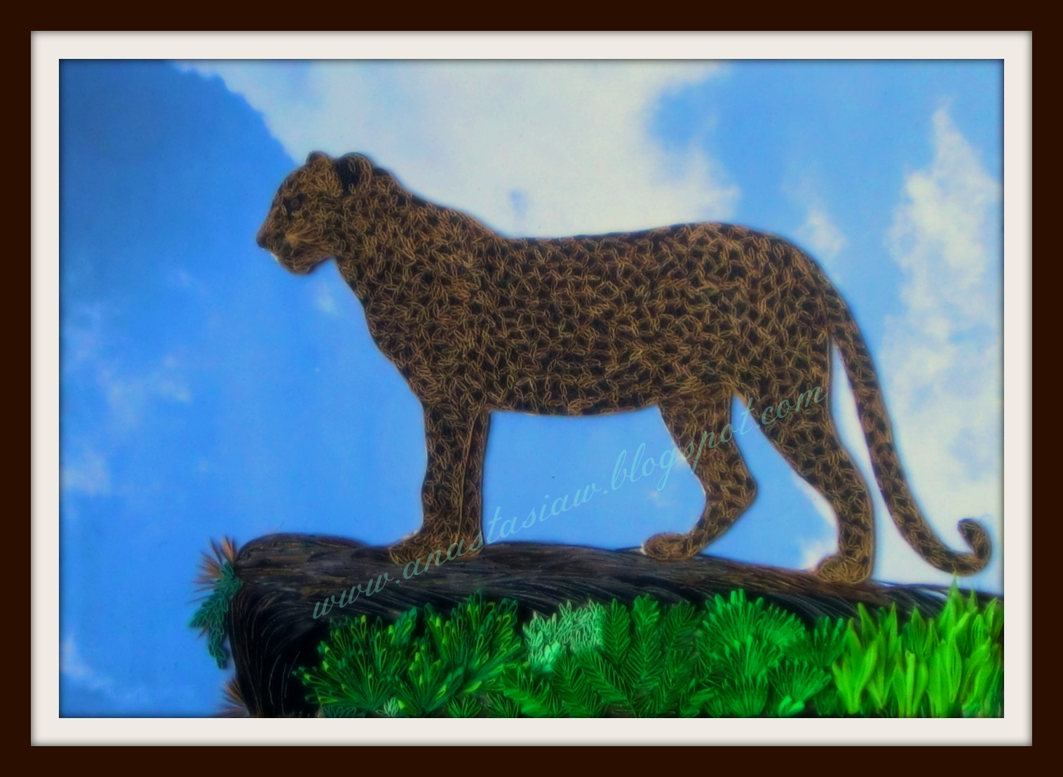 Anastasia Annie Wahalatantiri The Leopard Of Sri Lanka In Paper Quilling Quilled anastasia-annie-wahalatantiri-the-leopard-of-sri-lanka-in-paper-quilling-quilled