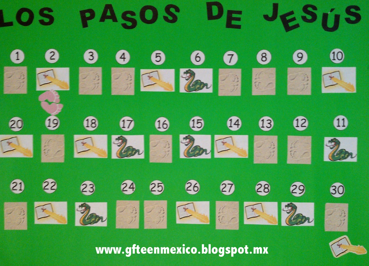 GF Teen Mexico: Actividad: "En los pasos de Jesús".