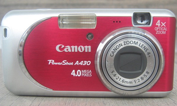 Master Online Store: Canon PowerShot A430_Red_SN 2846018171