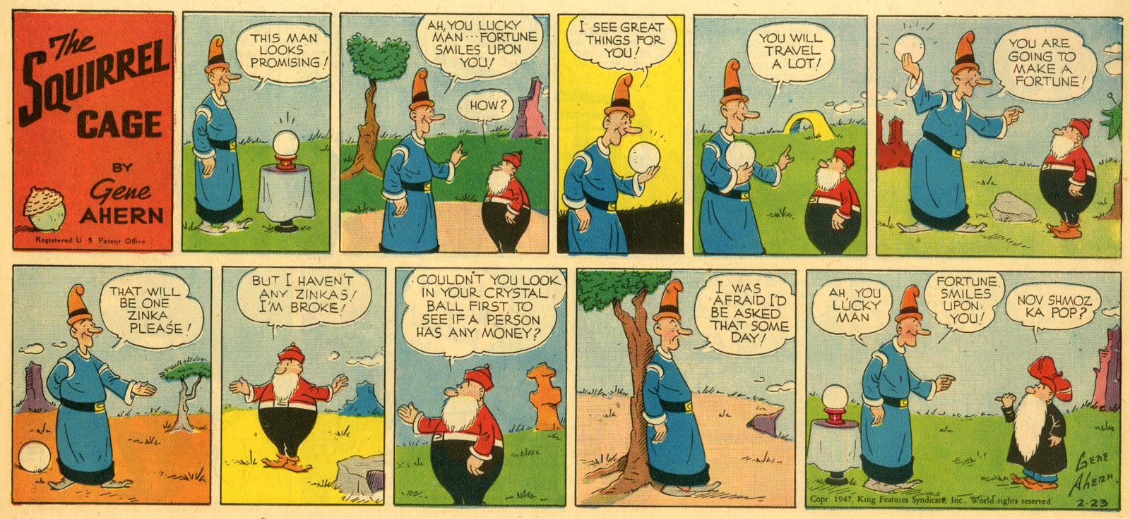 "The Squirrel Cage" by Gene Ahern: Foozlandishness!