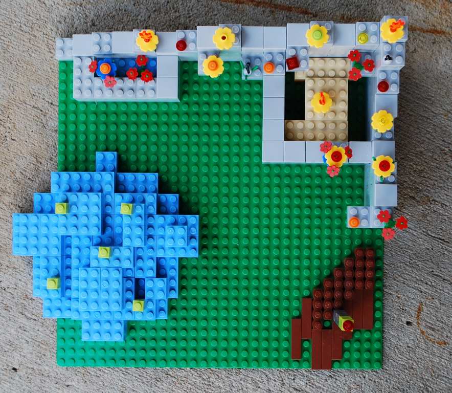 C a y l a w r a l: Cinder block garden design