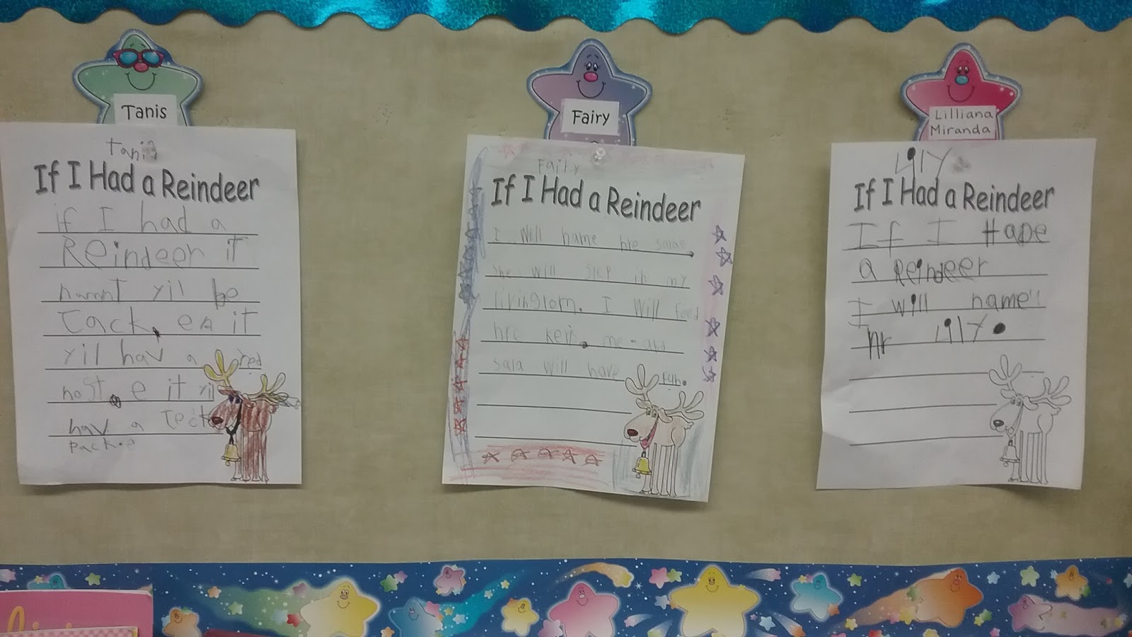 Ms. Anderson's Learning Blog!: Reindeer Writing!