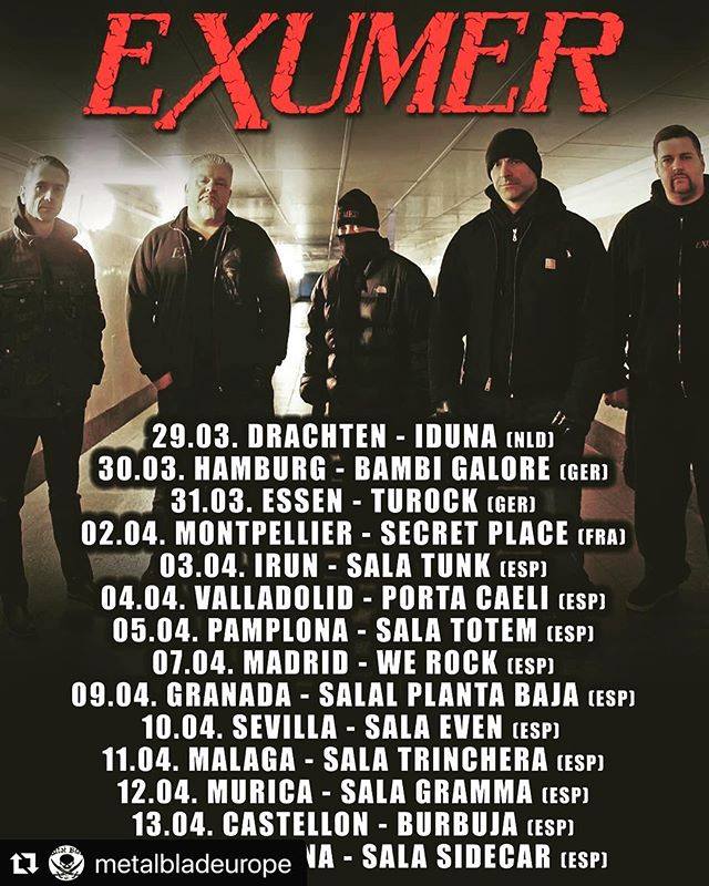 RUIDO NOISE: EXUMER (FECHAS EN ESPAÑA)