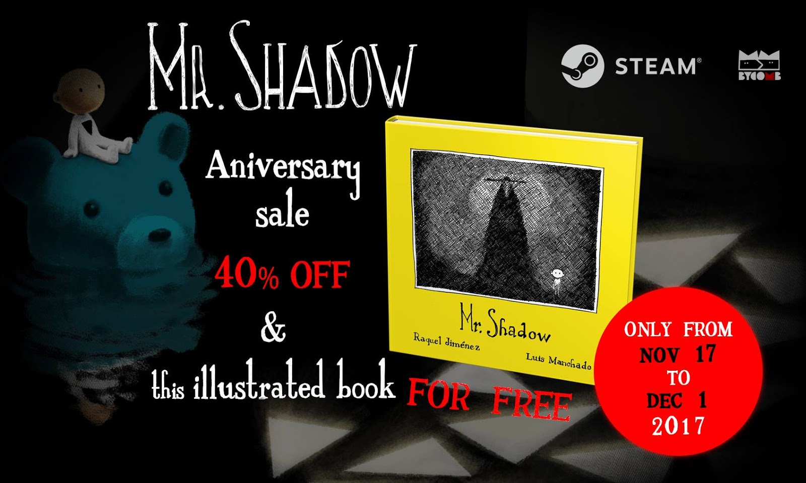 Oferta aniversario de Mr. Shadow