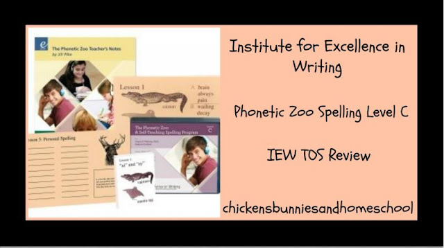 IEW Phonetic Zoo Spelling Level C {TOS REVIEW}