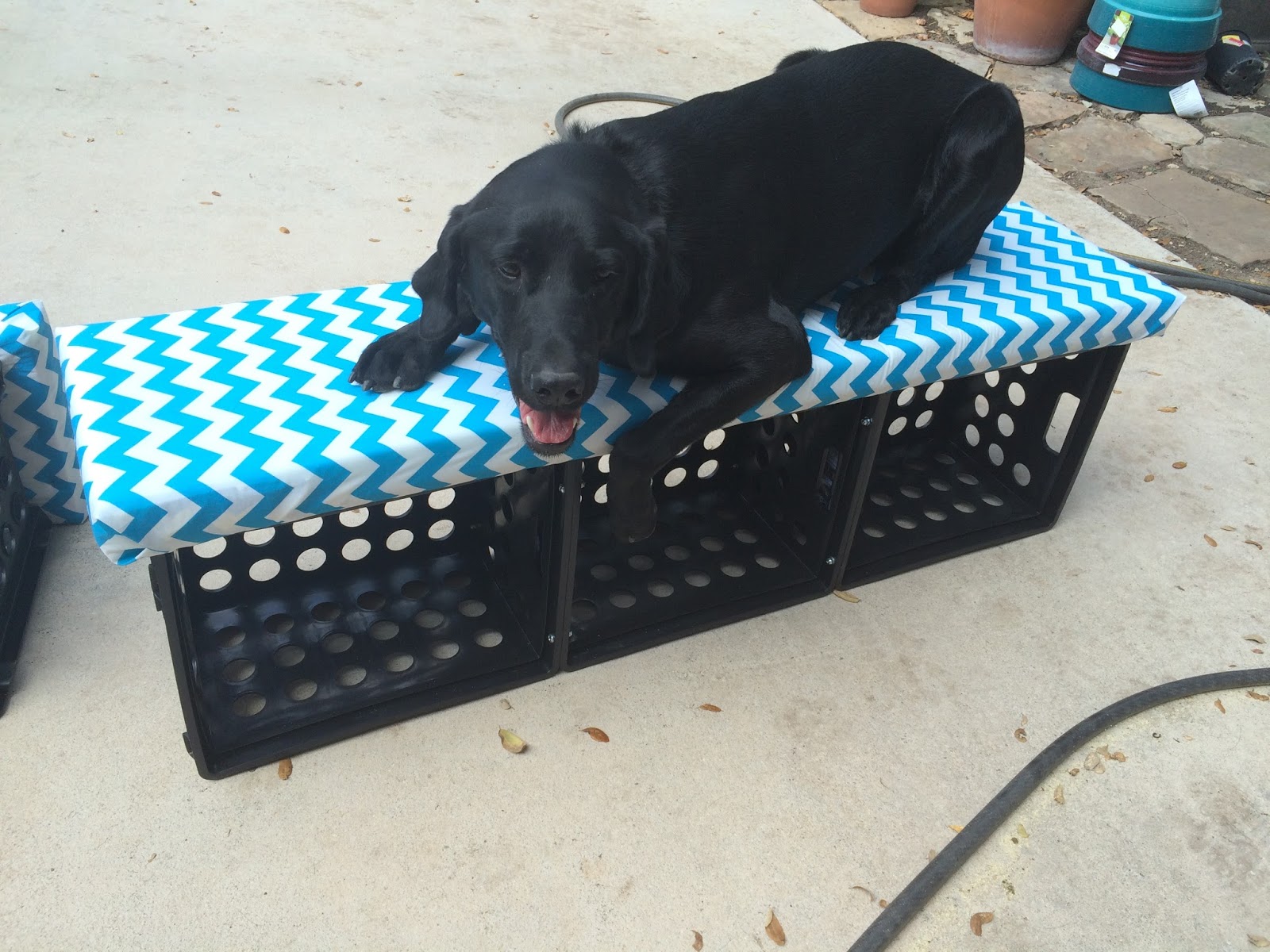 Ketchin' Up With Miss Riley: HOW TO: DIY Crate Benches
