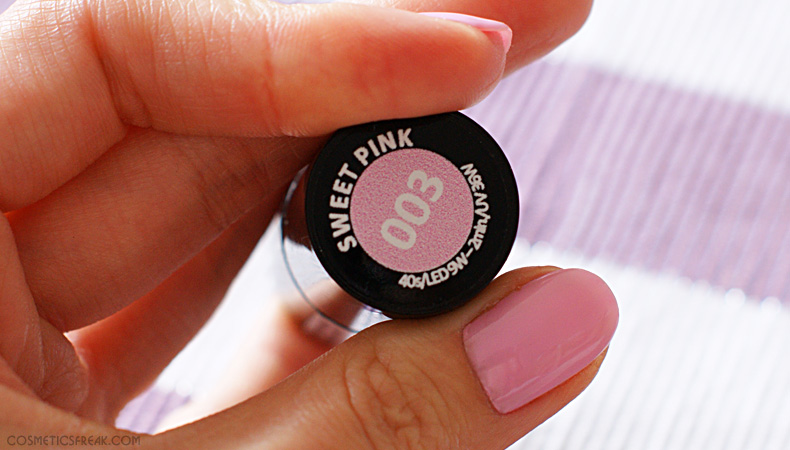 LAKIER HYBRYDOWY SEMILAC 003 SWEET PINK | Blog kosmetyczny. Blog ...