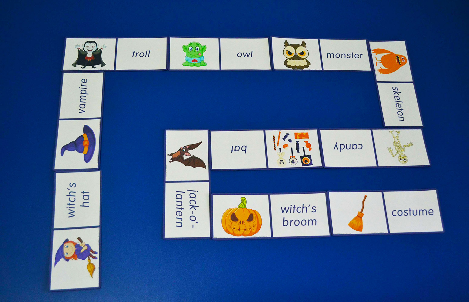 Printable Halloween Dominoes. Part 1.