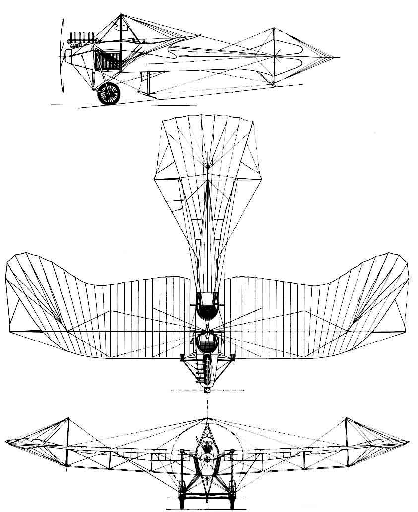 FDRA - Fuerza Aérea: Caza: Etrich-Rumpler Taube