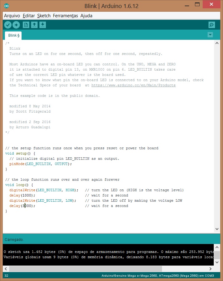 Arduino Pilger: Os primeiros passos - BLINK
